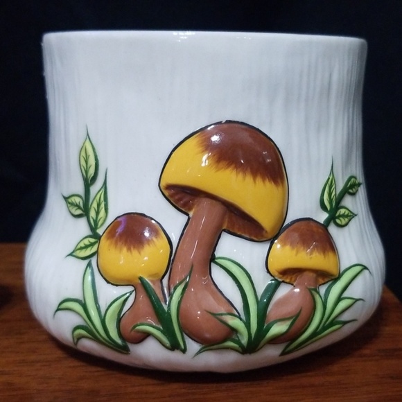 Vintage | Dining | Groovy Vtg Mushroom Serving Dish Container | Poshmark